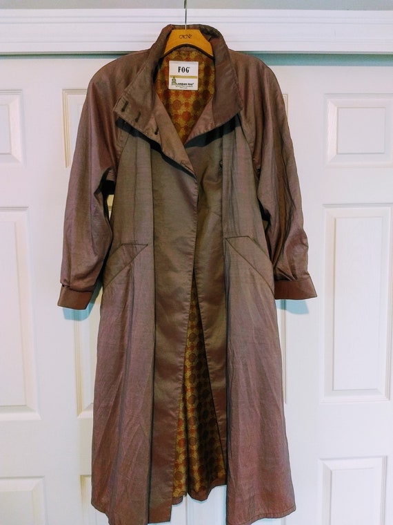 Rare LONDON FOG Spring Coat ,Classic 90's A-line Over… - Gem