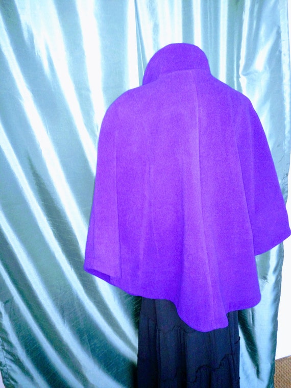 Plus Size Luxurious IMAN Cape Coat/Designer Winter El… - Gem