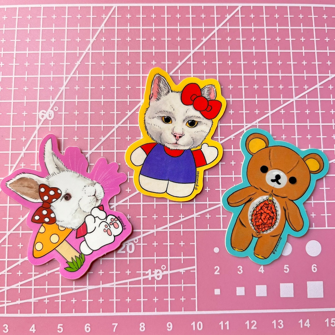 Kawaii Pero Crikoso Sanrio / San-x Sticker Pack Hello Kitty, Rilakkuma ...