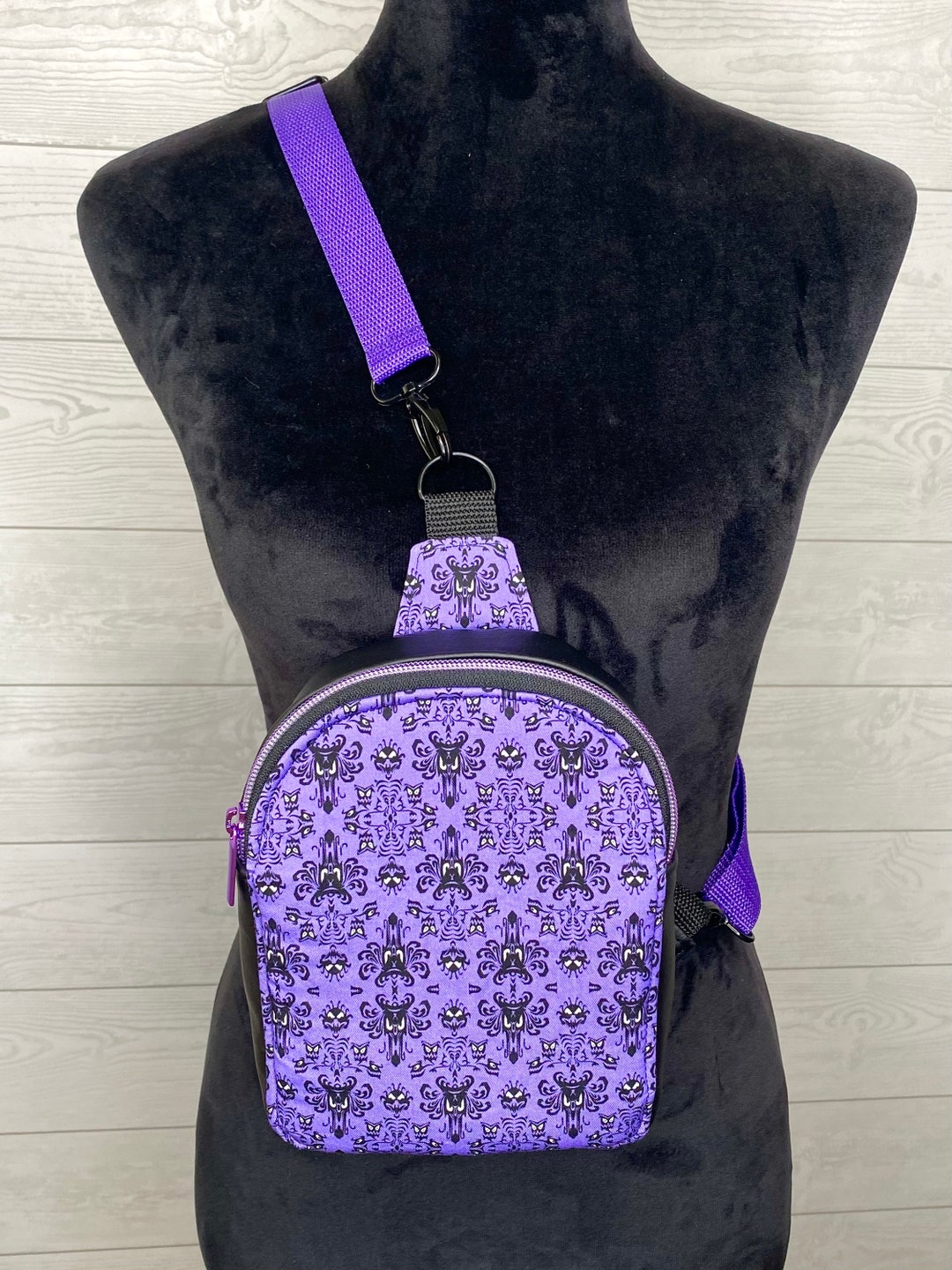 Purple Wallpaper Sling Bag - Etsy