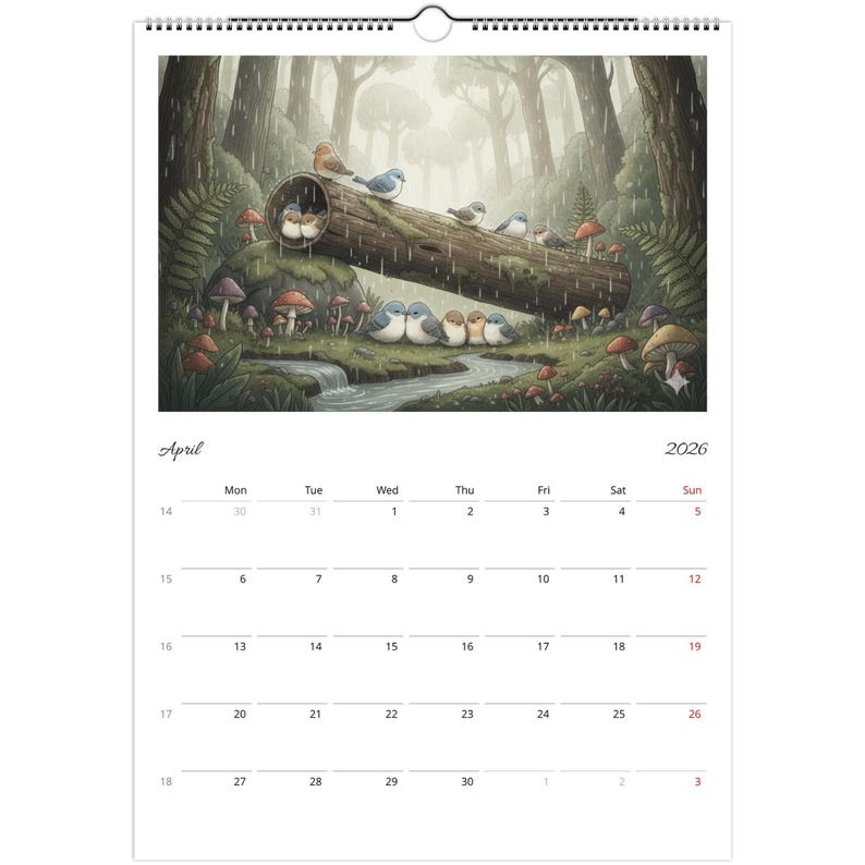 Wall Calendar 2026 A4 EU & Rest of World Delivery Only Home Decor ...