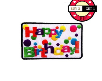 Birthday patch | Etsy