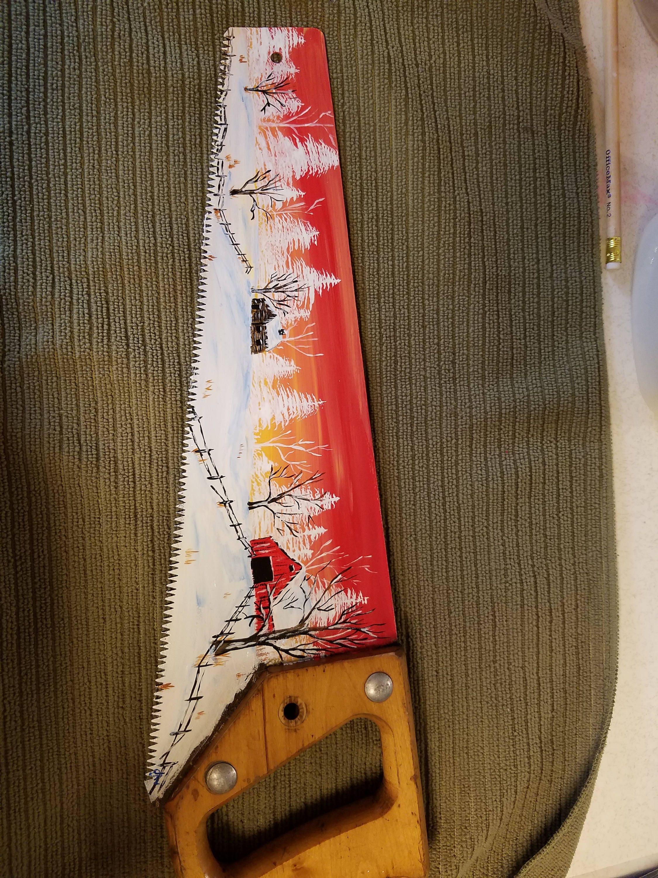 Custom Hand Painted Hand Saws - Etsy