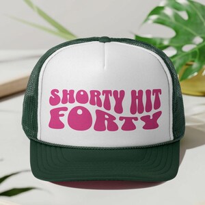 Shorty Hit Forty 40th Birthday Hat, 40th Birthday Gifts for Women ...
