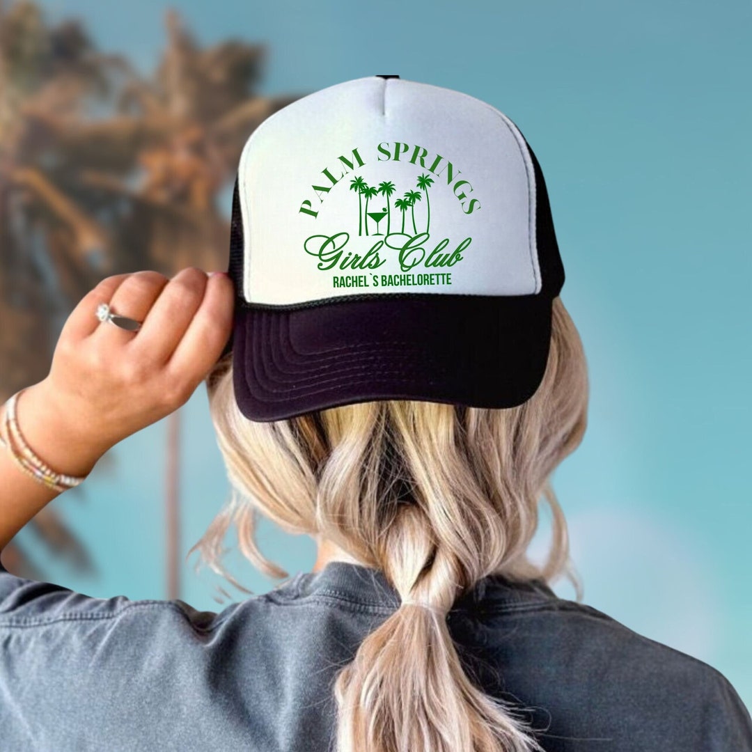 Palm Springs Bachelorette Party Custom Trucker Hats, Bridesmaid Gifts ...