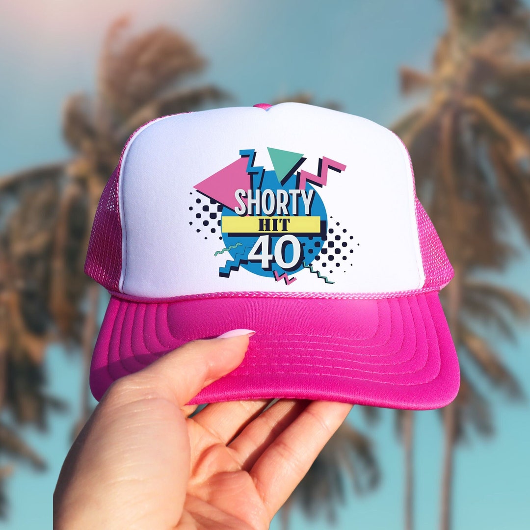 Shorty Hit Forty 40th Birthday Hat, Funny 40th Birthday Gifts for Women ...