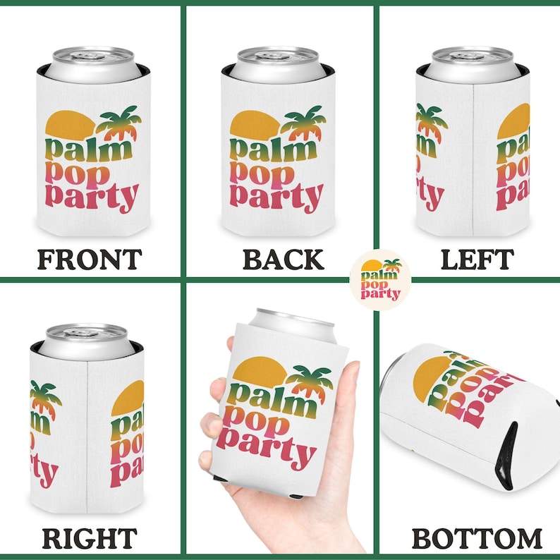 Club Forty 40th Birthday Can Cooler, Custom Beach Party Favors, Club 40 ...