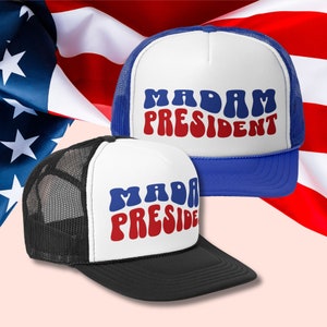 Madam President Hat, Vote Kamala Harris 2024 USA Presidential Election ...