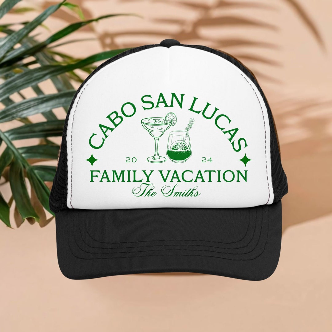 Cabo Family Vacation Custom Trucker Hats, Mexico Trip Group Vacation ...