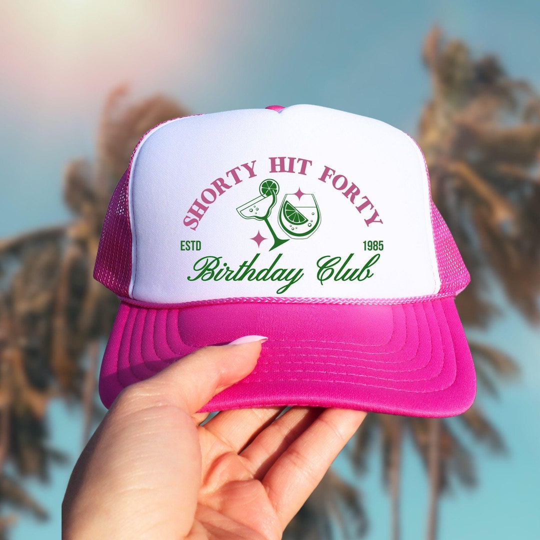 Shorty Hit Forty 40th Birthday Hat, 40th Birthday Gifts for Women ...