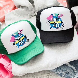 Shorty Hit Forty 40th Birthday Hat, Funny 40th Birthday Gifts for Women ...