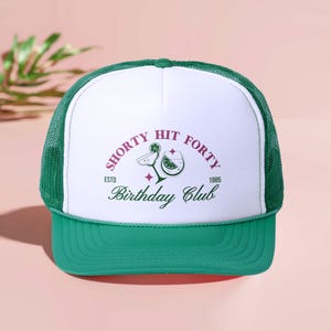 Shorty Hit Forty 40th Birthday Hat, 40th Birthday Gifts for Women ...