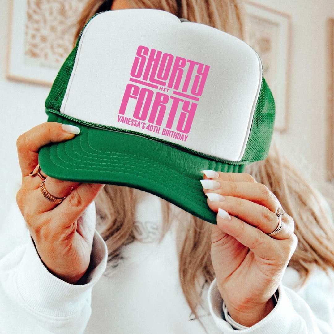 Shorty Hit Forty 40th Birthday Hat, 40th Birthday Gifts for Women ...