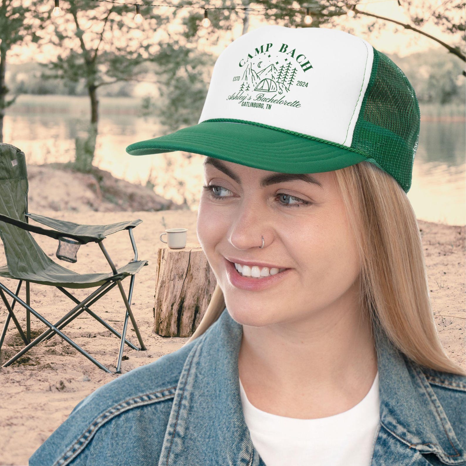 Custom Camp Bachelorette Hats, Camp Bach Party Crew Girls Trip Hat ...