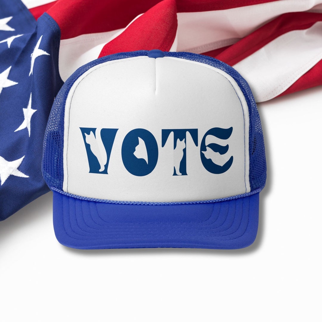 Cat Ladies for Kamala 2024 Vote Hat, Democrat Gift, Election 2024 Cap ...