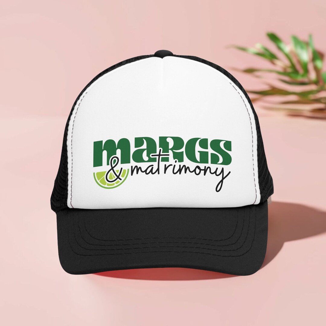 Margs and Matrimony Bachelorette Party Hats, Cabo Tulum Cancun Beach ...