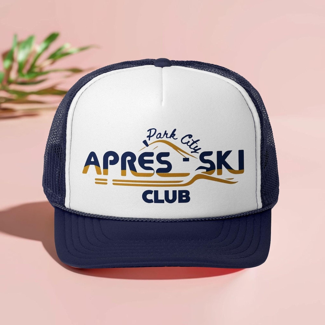 Custom Après Ski Club Trucker Hat, Park City Après-ski Club Bach Party ...