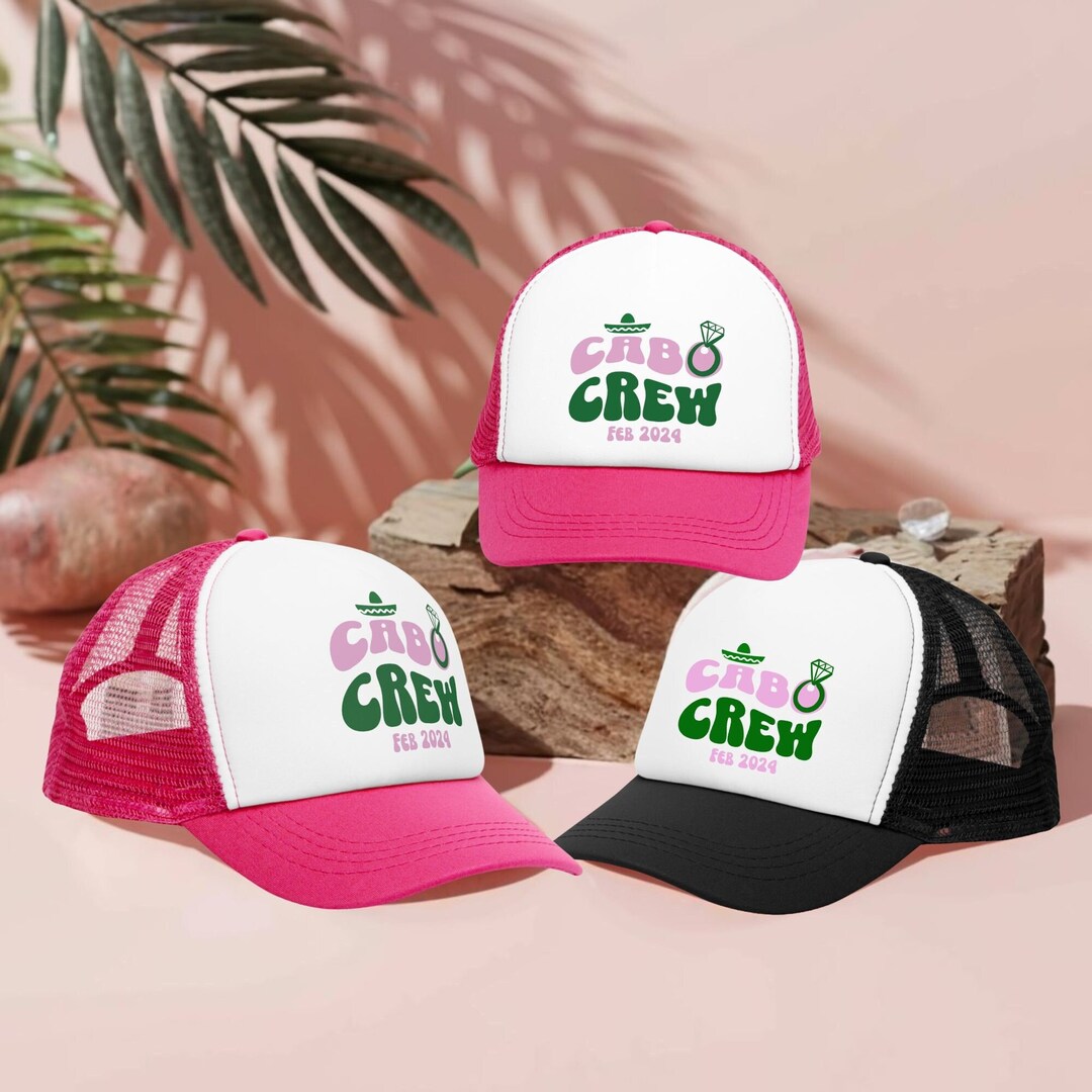 Cabo Crew 2024 Bachelorette Party Trucker Hats Retro Final - Etsy