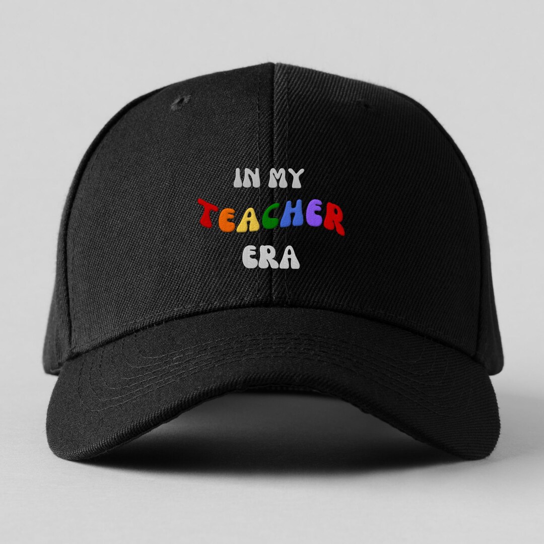 In My Teacher Era Hat Teacher Team Cap New Teacher Gift - Etsy