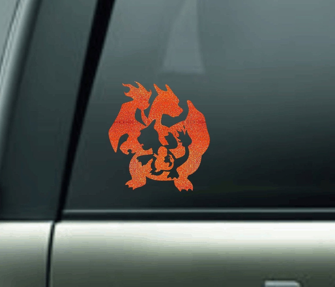 Charizard Evolution Decal | Etsy
