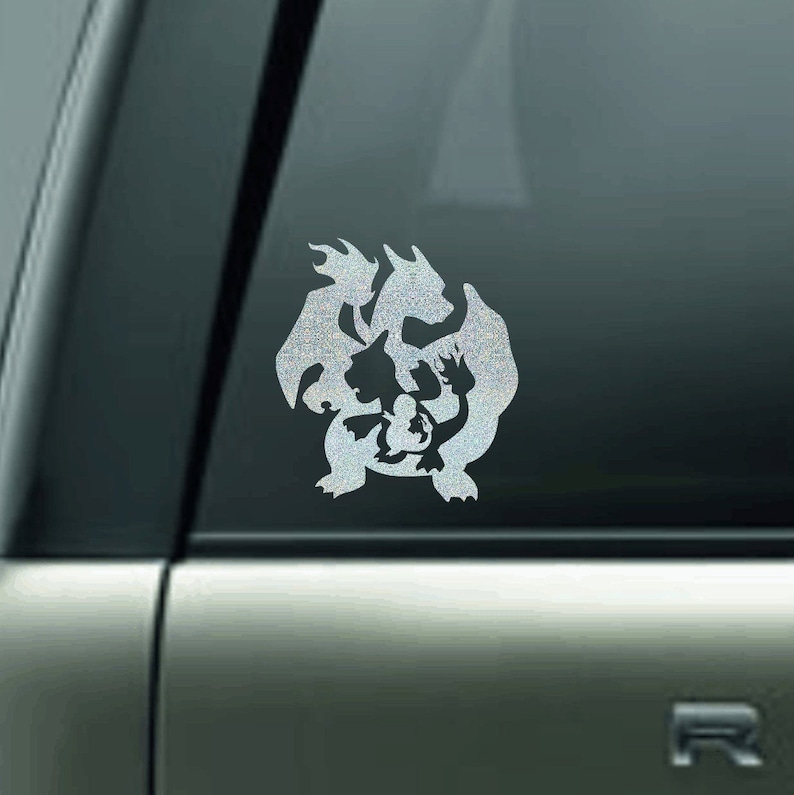 Charizard Evolution Decal - Etsy