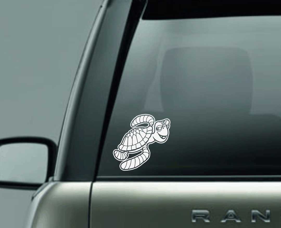 Crush Style Adult Turtle Decal - Etsy