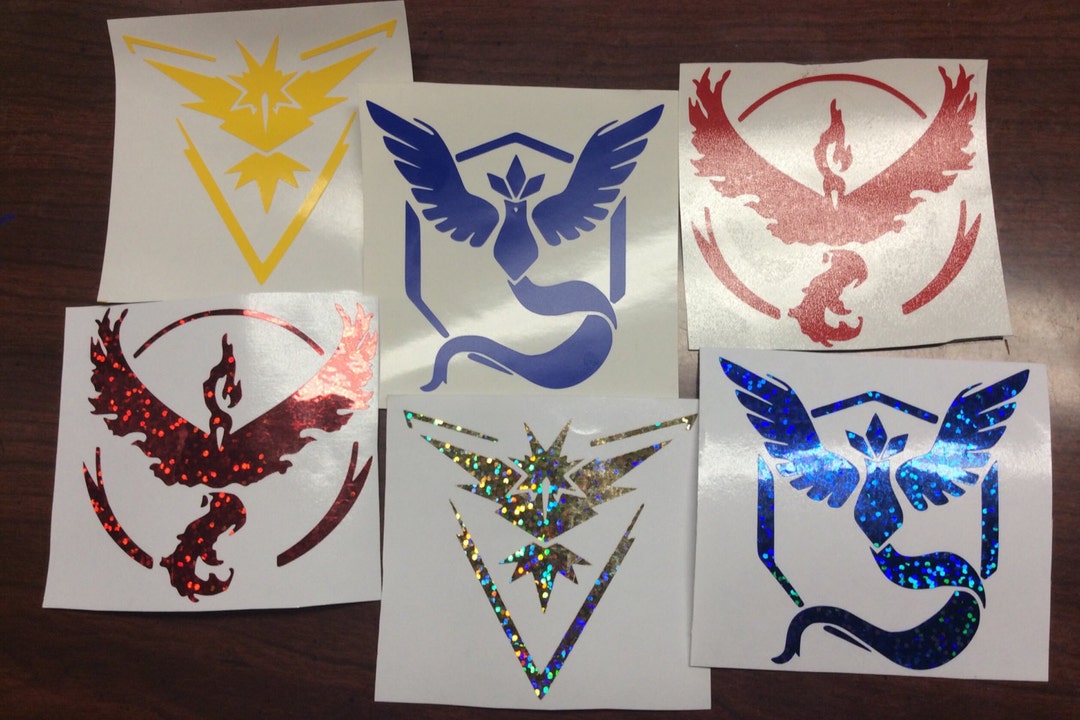 Pokemon Go Team Decals - Etsy
