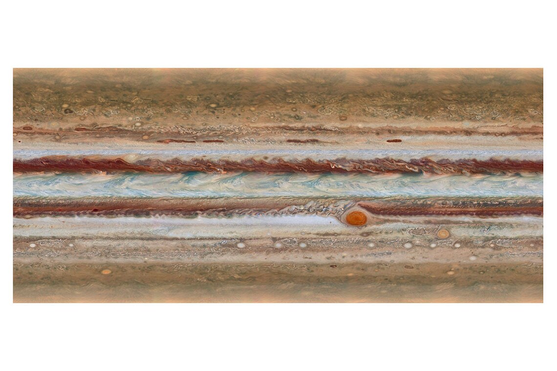 Jupiter Panorama Print NASA Space Photo Solar System Museum - Etsy