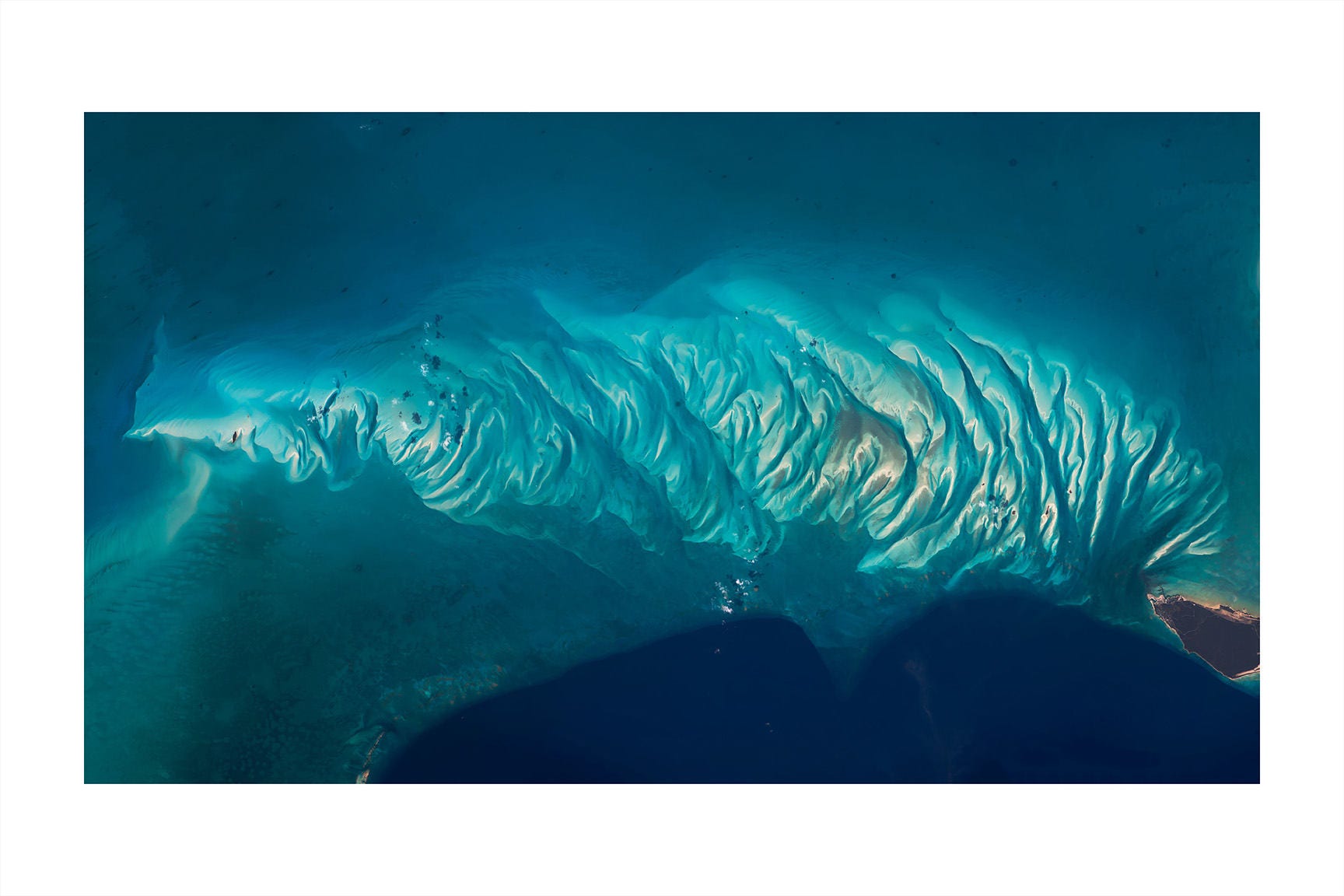 Great Bahama Bank Print, Bahamas Islands, Aerial Beach Photography ...