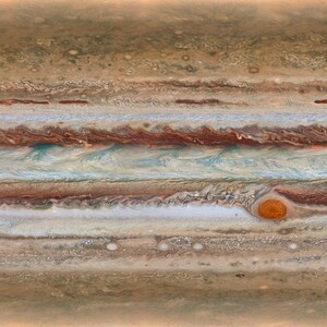 Jupiter Panorama Print, NASA Space Photo, Solar System, Museum Quality ...