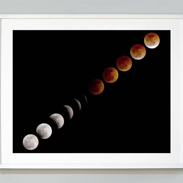 Blood Moon Art Print - Etsy