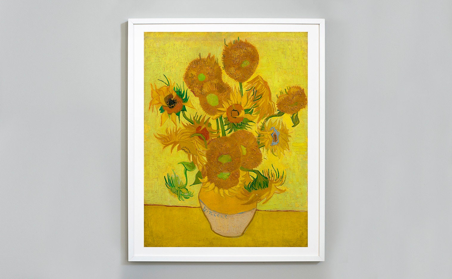Van Gogh Sunflowers Print Vincent Van Gogh Yellow Sunflowers - Etsy