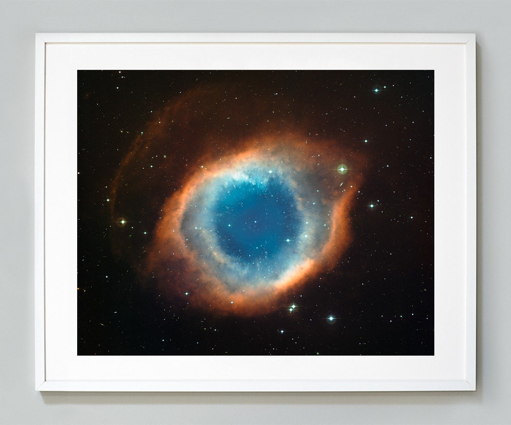 Helix Nebula Space Print NASA Print Hubble Space Telescope - Etsy Canada