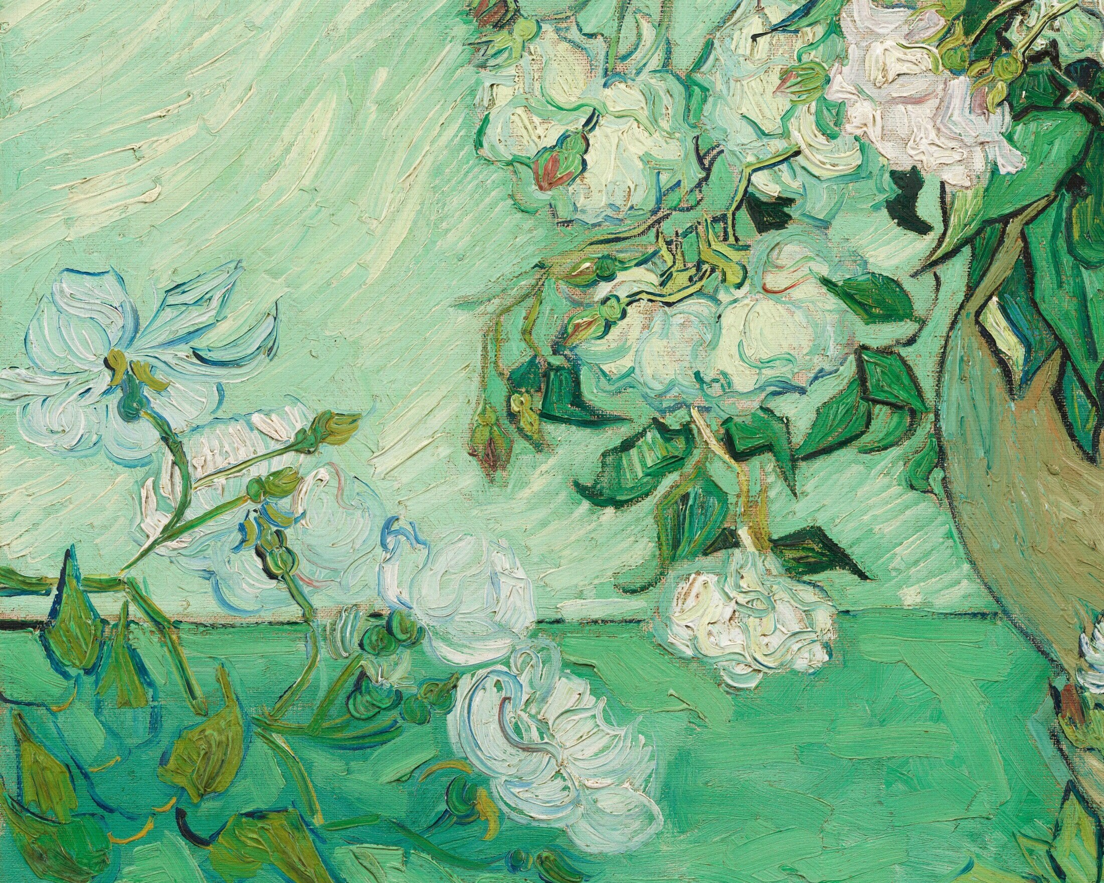 Van Gogh Roses Print Springtime Roses 1890 Wall Art - Etsy