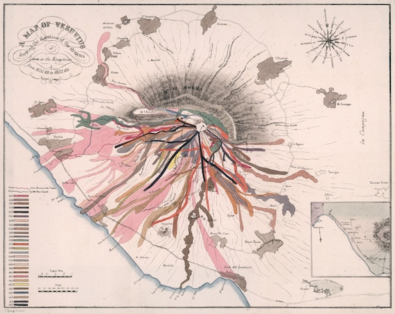 Mount Vesuvius World Map