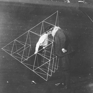 Alexander Graham Bell Kissing Wife Mabel Hubbard Gardiner Bell Inside ...