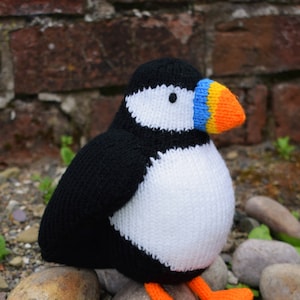 Percy the Puffin Knitting Pattern (PDF Digital Download) - Etsy