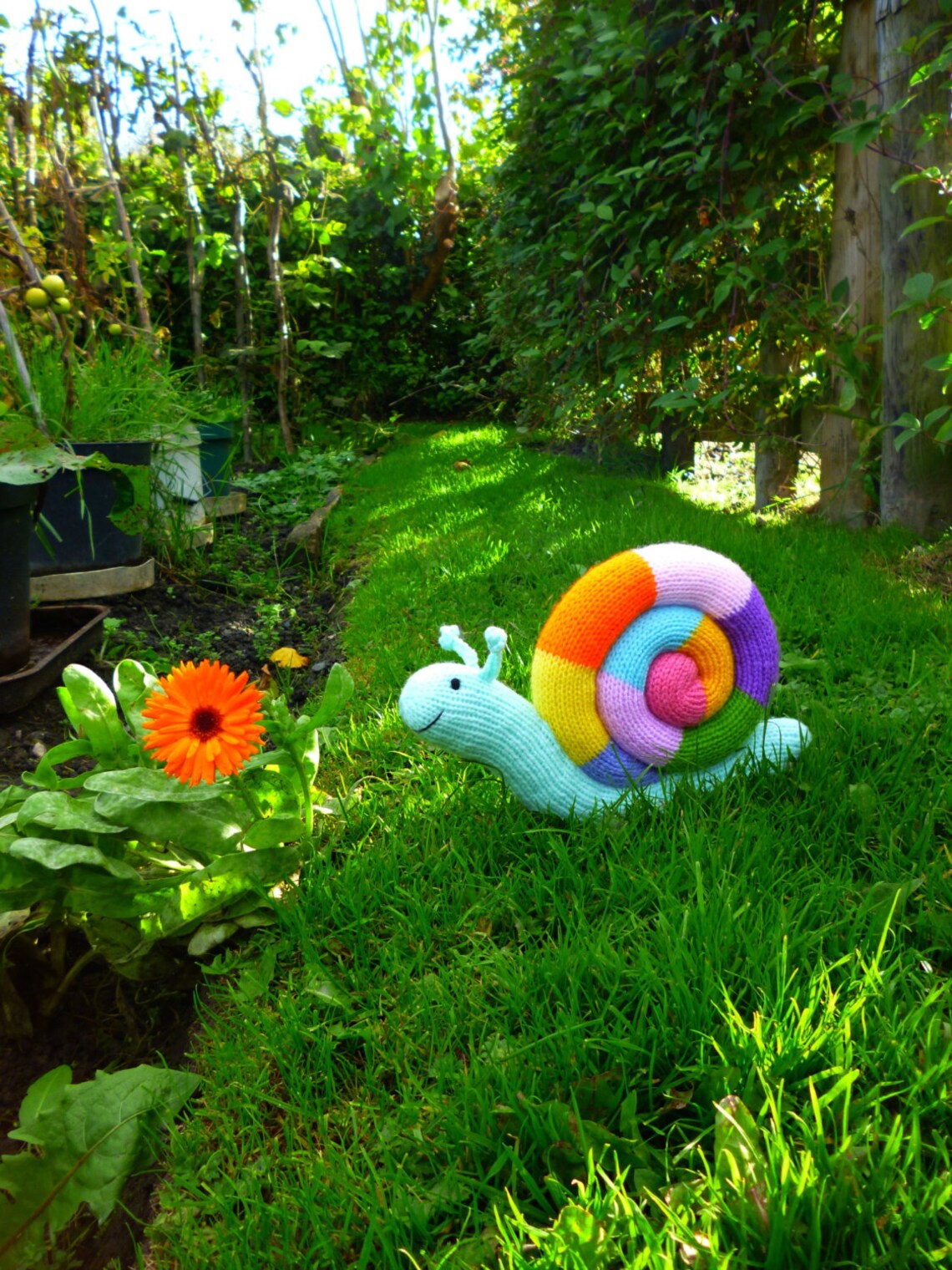 Jimmy Snail knitting pattern PDF instant download knitted | Etsy