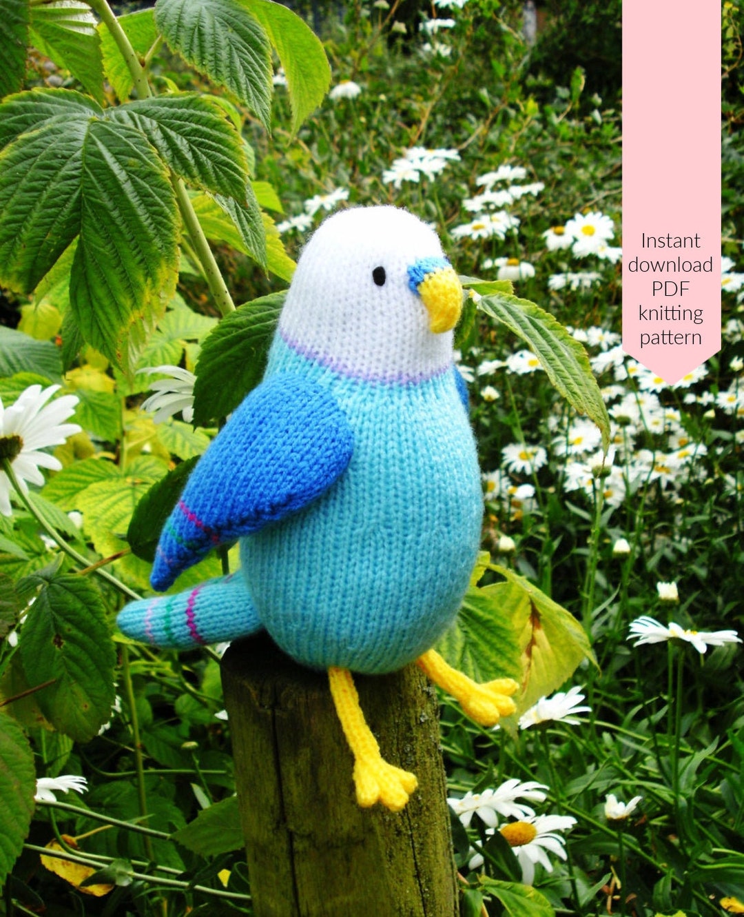 Clifford the Budgie Knitting Pattern (PDF Digital Download) - Etsy ...