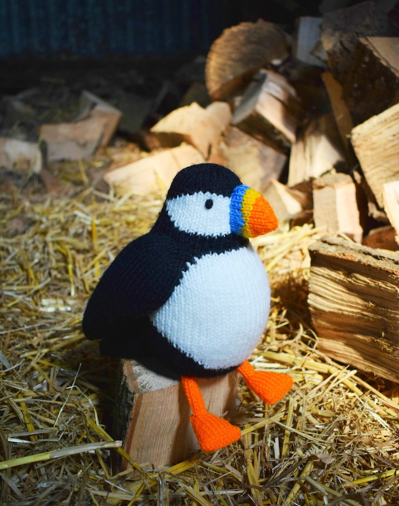 Percy the Puffin Knitting Pattern PDF Instant Download | Etsy UK