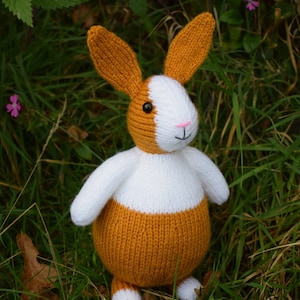 Cheryl the Dutch Rabbit Knitting Pattern PDF Instant Download (knitted ...
