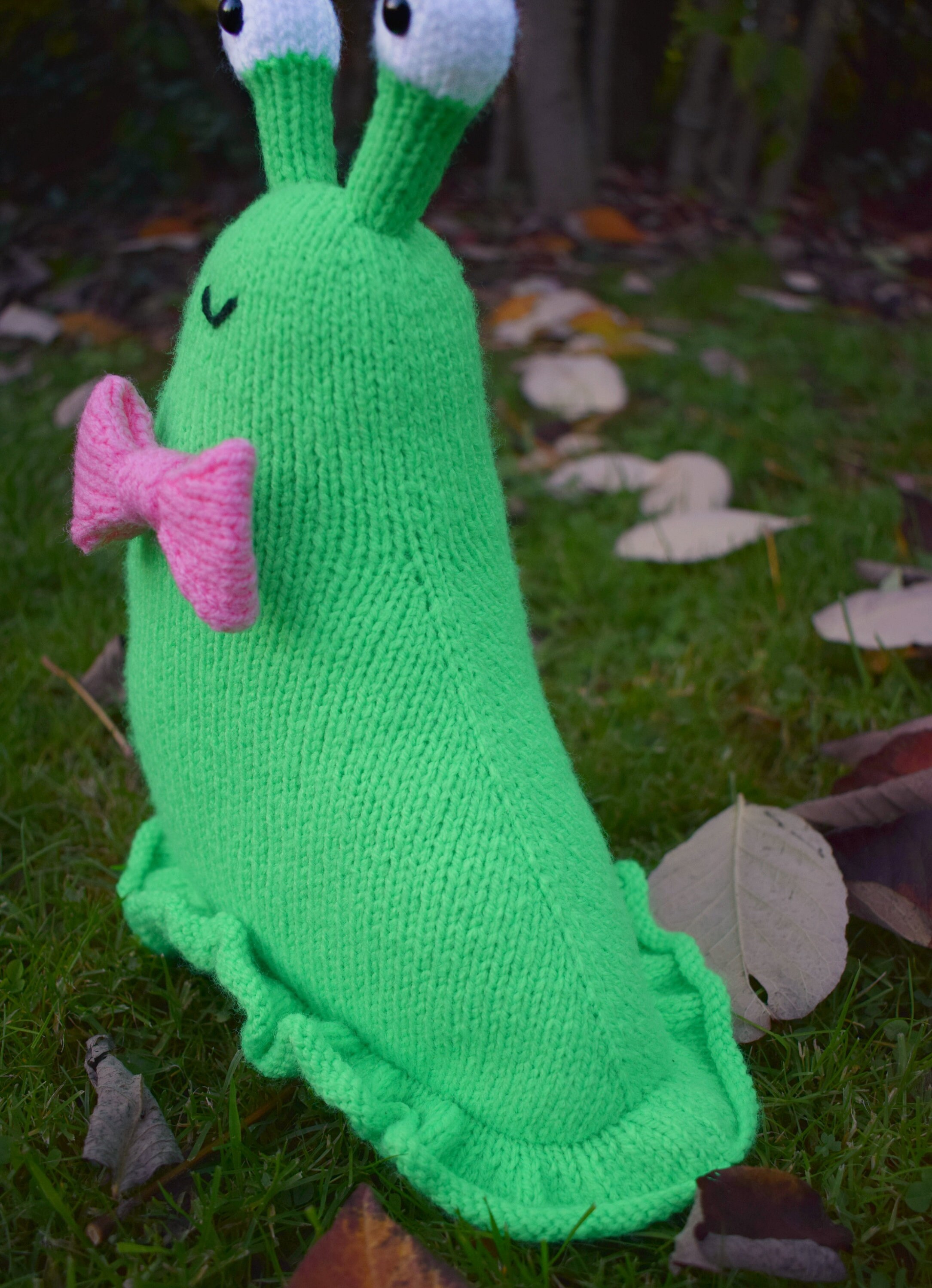 Jurgen the Slug Knitting Pattern (PDF Digital Download) - Etsy
