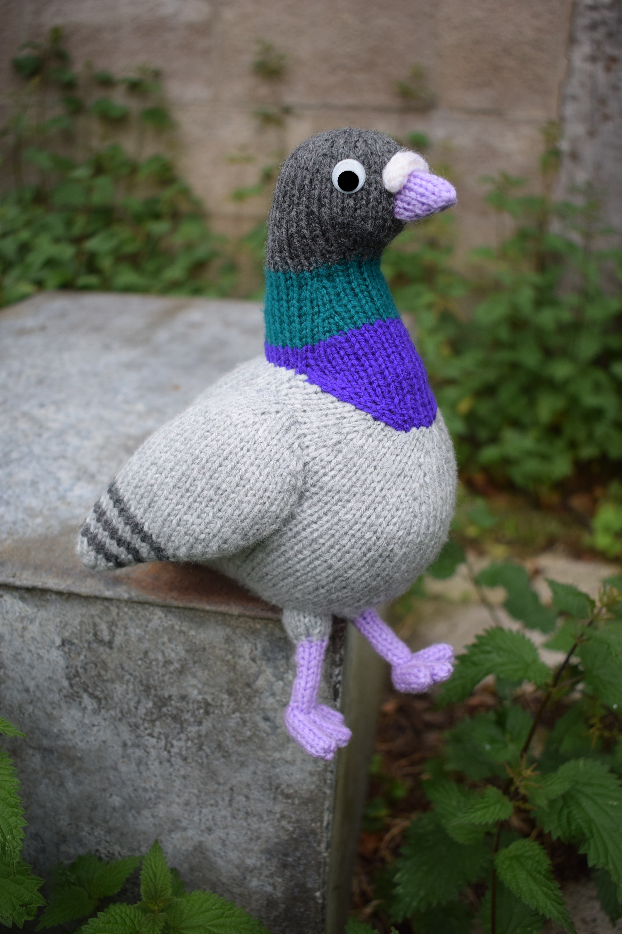 Paul the Pigeon Knitting Pattern PDF Instant Download knitted - Etsy UK