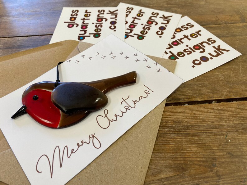 Fused Glass Robin Bright Colourful Glass Wall or Window - Etsy