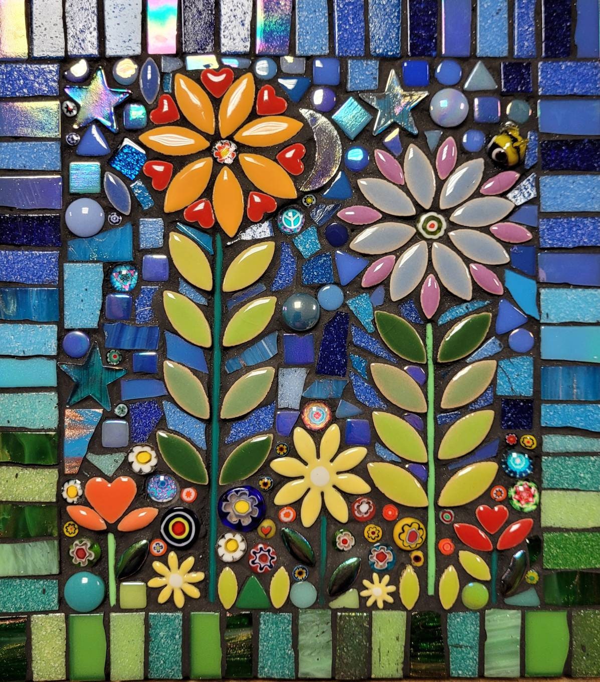 Mosaic Flower Patterns