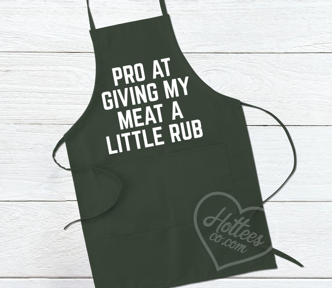 Funny BBQ Apron for Men Dirty Apron Men's Cooking Apron | Etsy