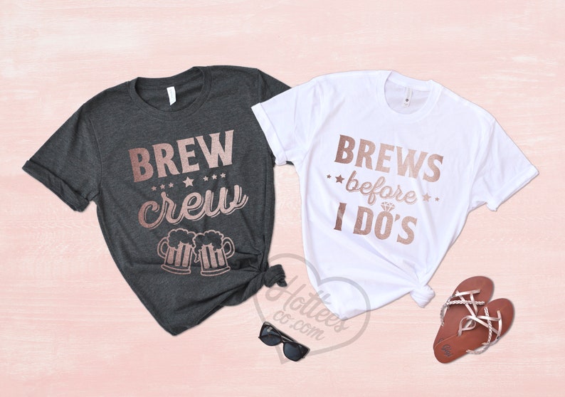 Brew Crew Brews Before I Do's Bachelorette Party Shirts - Etsy