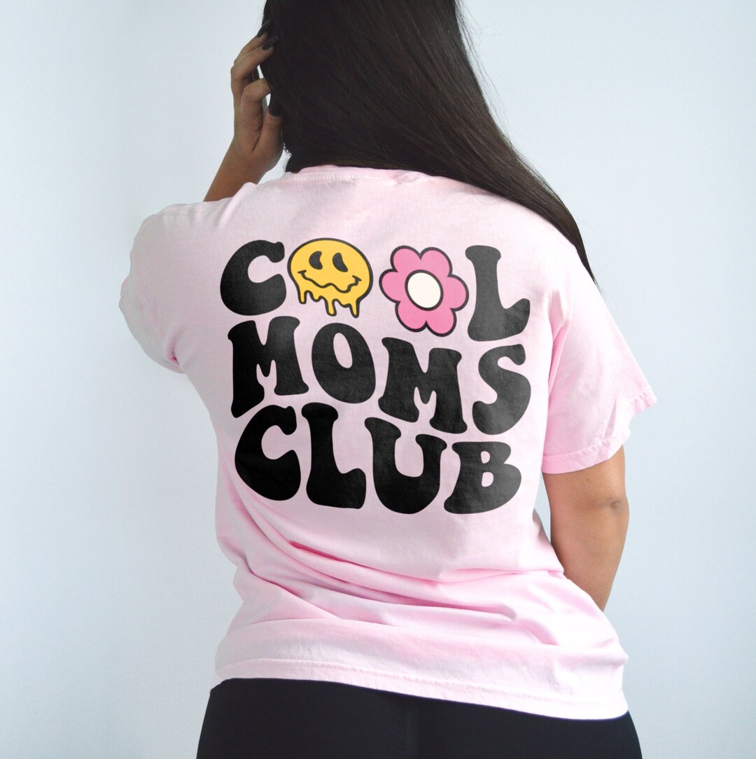 Cool Moms Club Shirt Groovy Retro Mom Shirt Mother's Day - Etsy