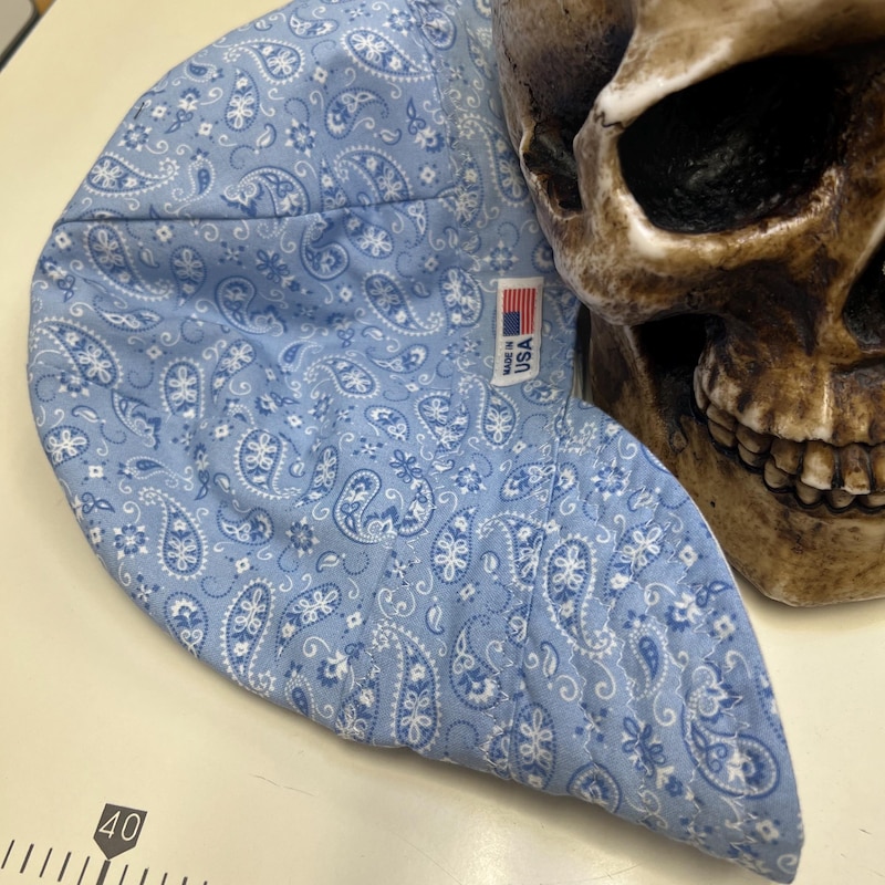 White Cotton Skull Cap - Etsy