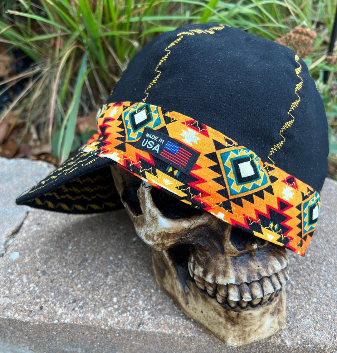 Aztec BLACK - Gold Decorative Stitching- Decorative Stitching Will Vary ...